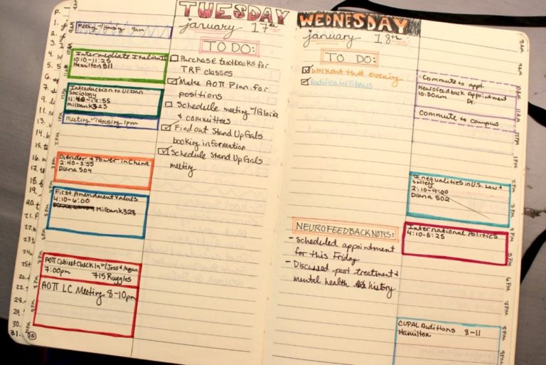 How I Use My Daily Planner & Bullet Journal