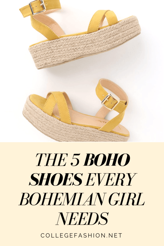 The 5 Boho Style Shoes Every Bohemian Girl Needs