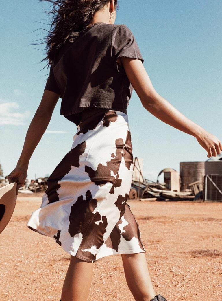 Everything You Need to Know About the Cow Print Outfit Trend