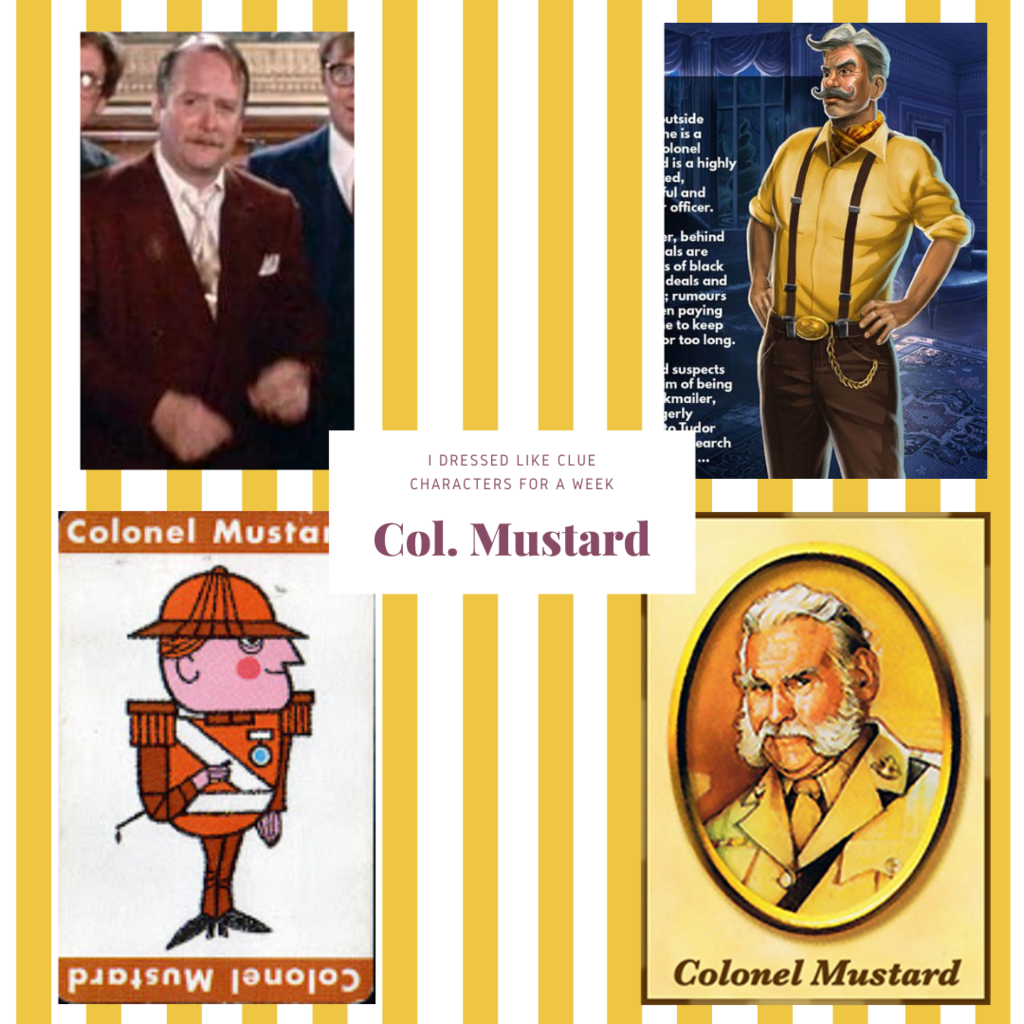 Clue Colonel Mustard Quotes
