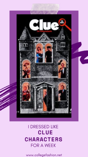 Clue Characters Costumes - Dressed For a Week & Here's How!