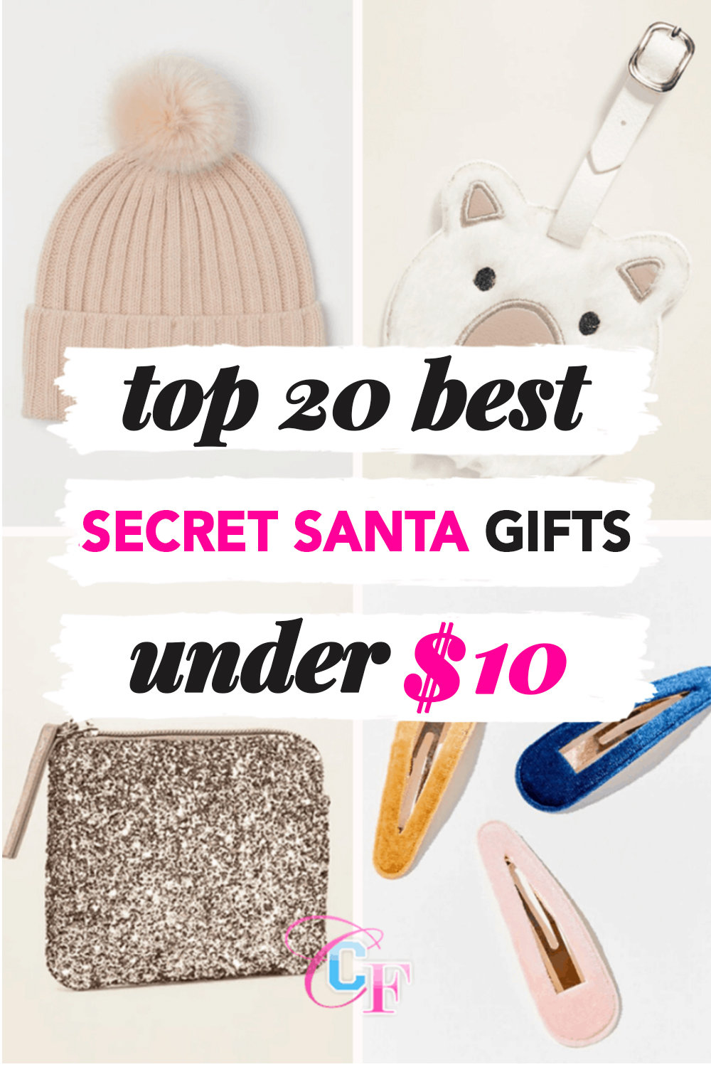 20 Cute Secret Santa Gift Ideas For 10 And Under Fashionfusiondaily