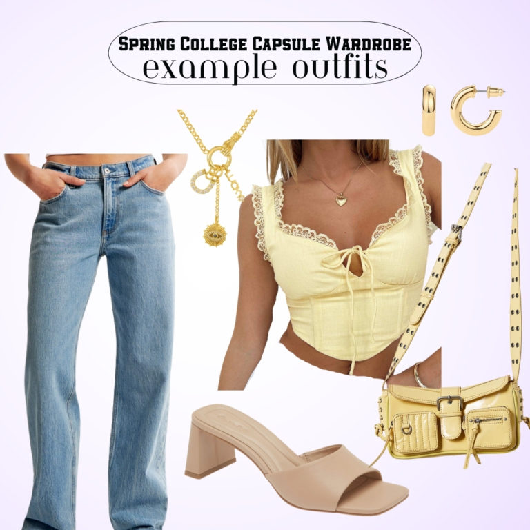 The Perfect (Affordable!) Spring Capsule Wardrobe for College