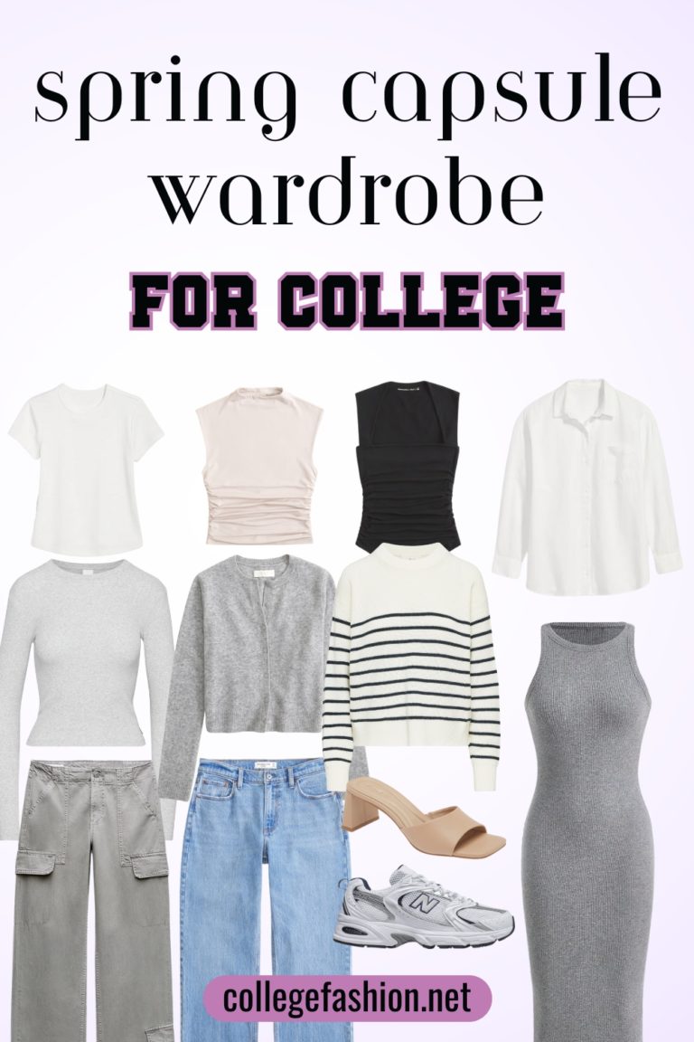 The Perfect (Affordable!) Spring Capsule Wardrobe for College