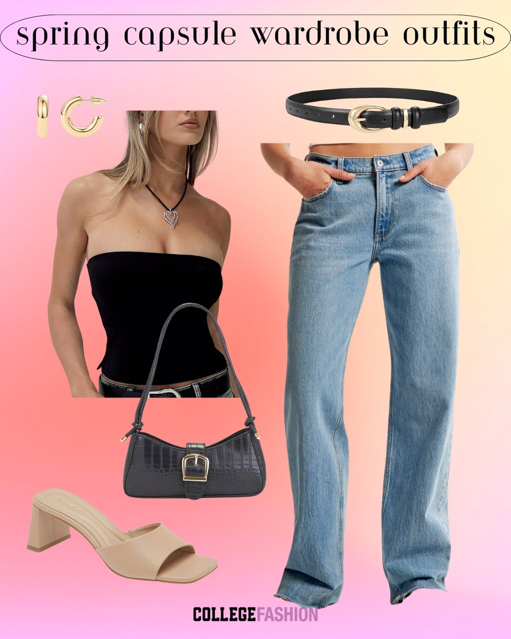 The Perfect (Affordable!) Spring Capsule Wardrobe for College