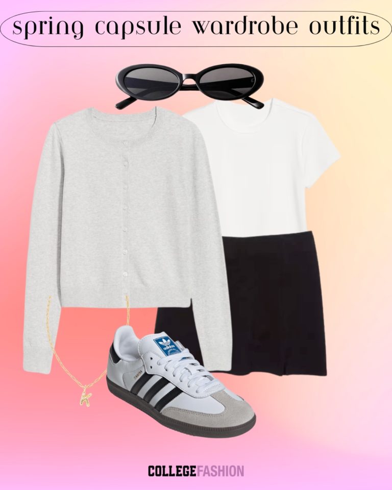 The Perfect (Affordable!) Spring Capsule Wardrobe for College