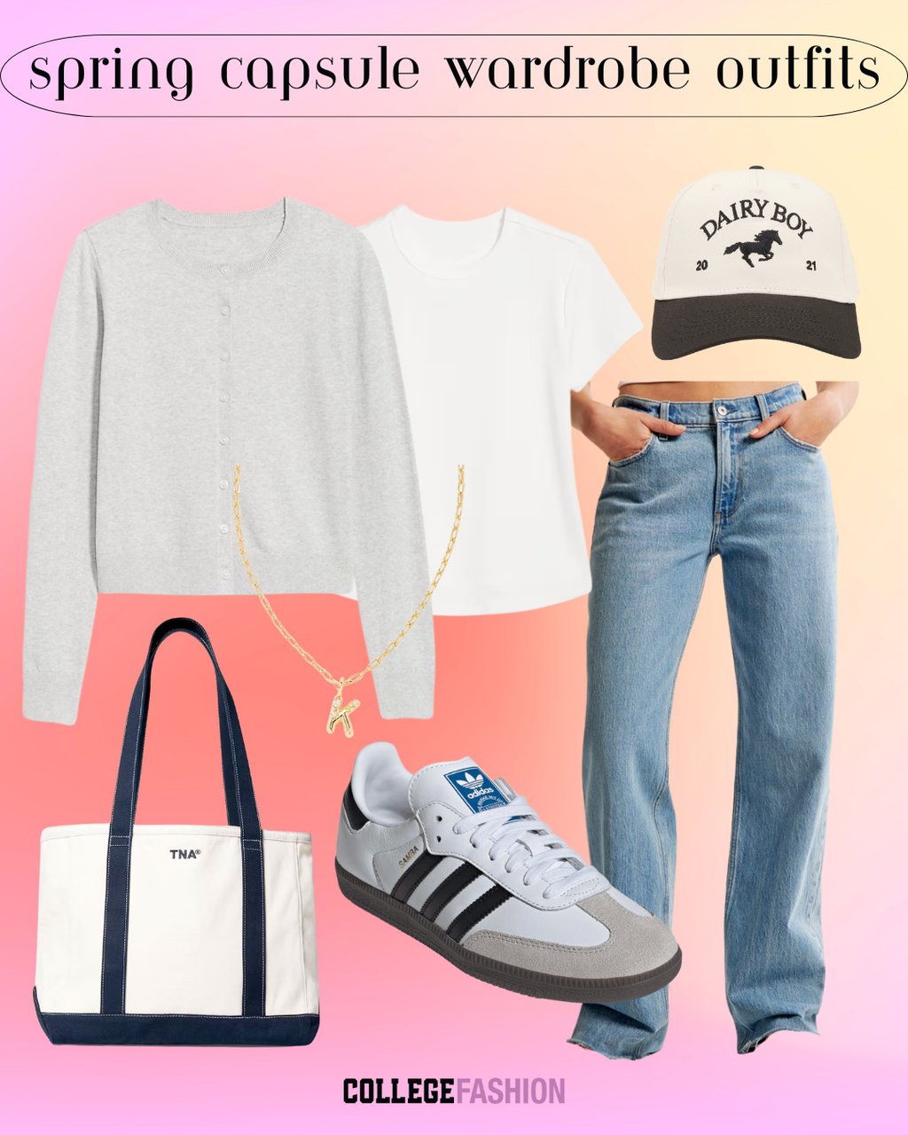 The Perfect (Affordable!) Capsule Wardrobe for Your Spring Semester ...